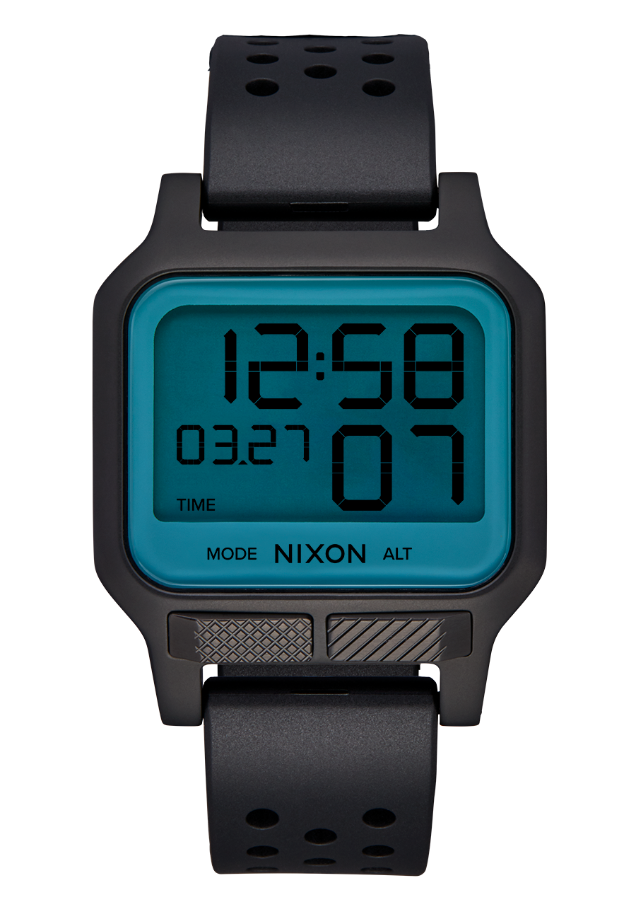 Heat Watch | Black / Aqua Positive | Digital – Nixon CA