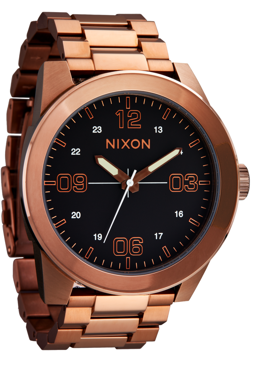 Corporal Stainless Steel Watch | Chocolate / Dark Roast | Men's ...