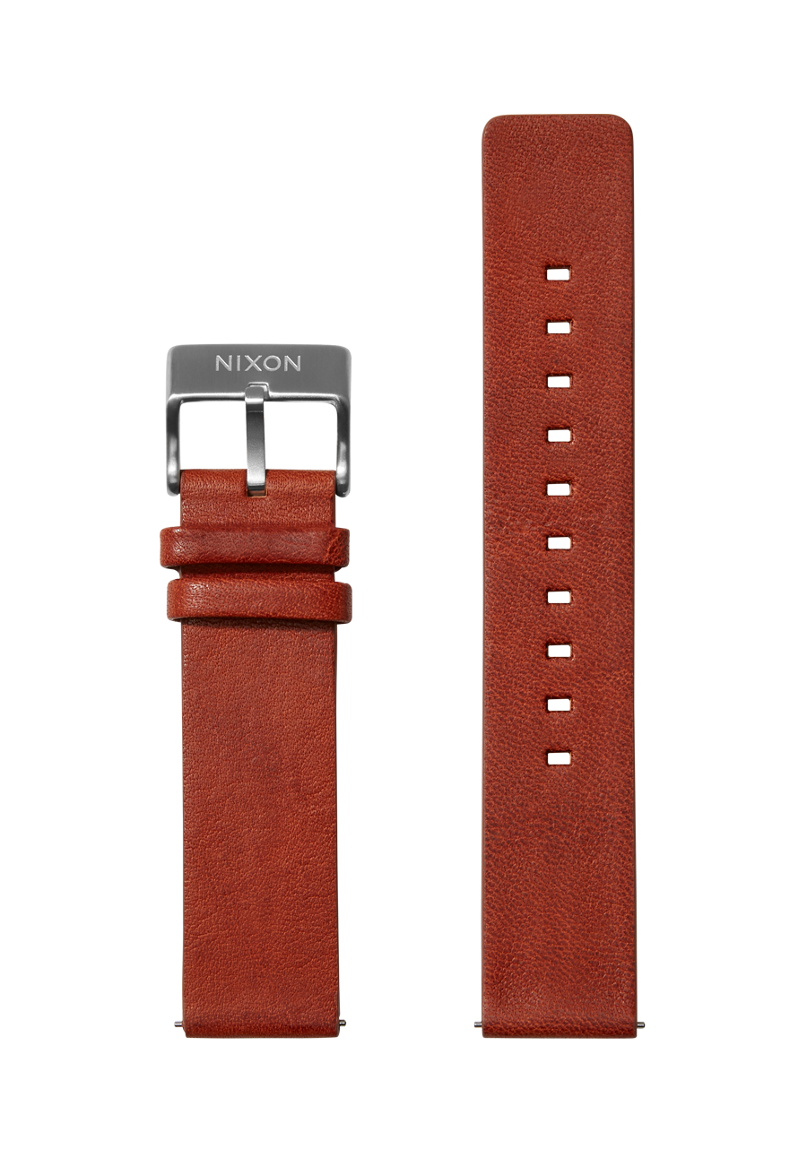 20mm Vegetable Tanned Leather Watch Band | Cognac | Replacement Watch ...